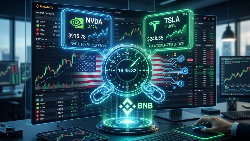 Binance Launches bStocks: 24/7 Trading for Tokenized US Stocks