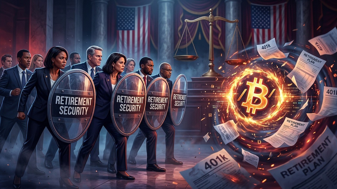 Democrats Fight to Block Crypto Access in 401k Retirement Plans