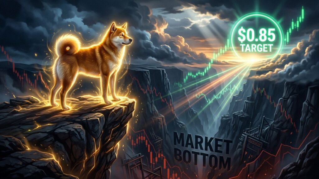 Dogecoin Nears Historic Bottom as $0.85 Target Emerges