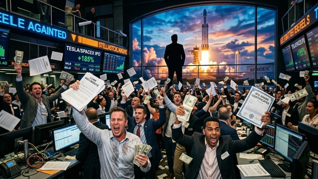 Elon Musk Ignites Loan Frenzy Before Historic SpaceX IPO