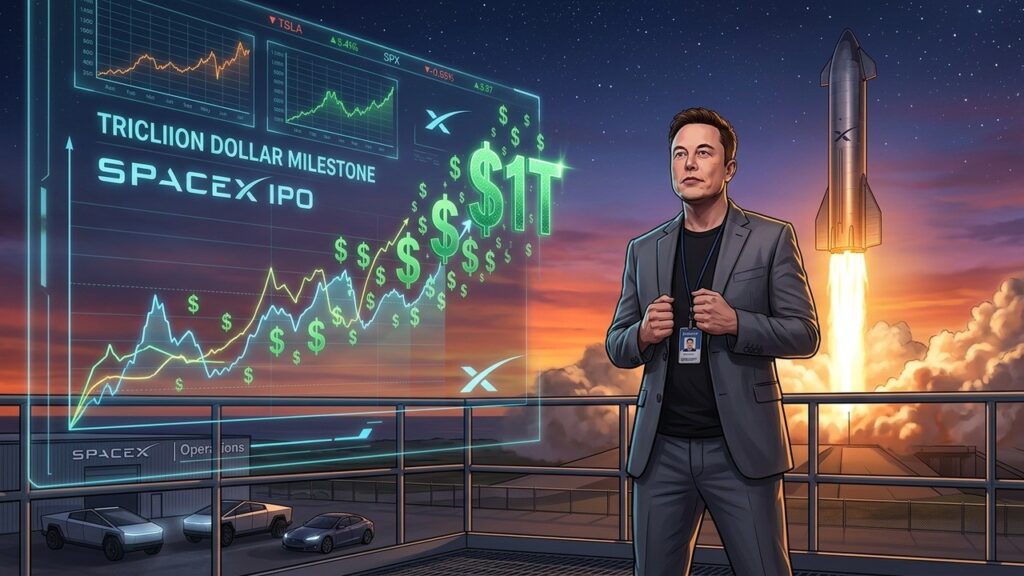 Elon Musk Nears Trillionaire Status as SpaceX IPO Looms