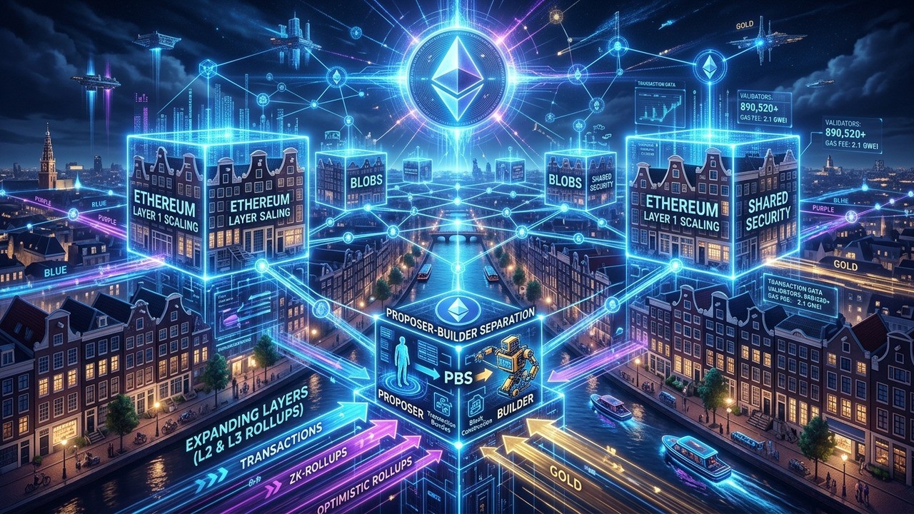 Ethereum Glamsterdam Upgrade: Layer 1 Scaling Takes Center Stage
