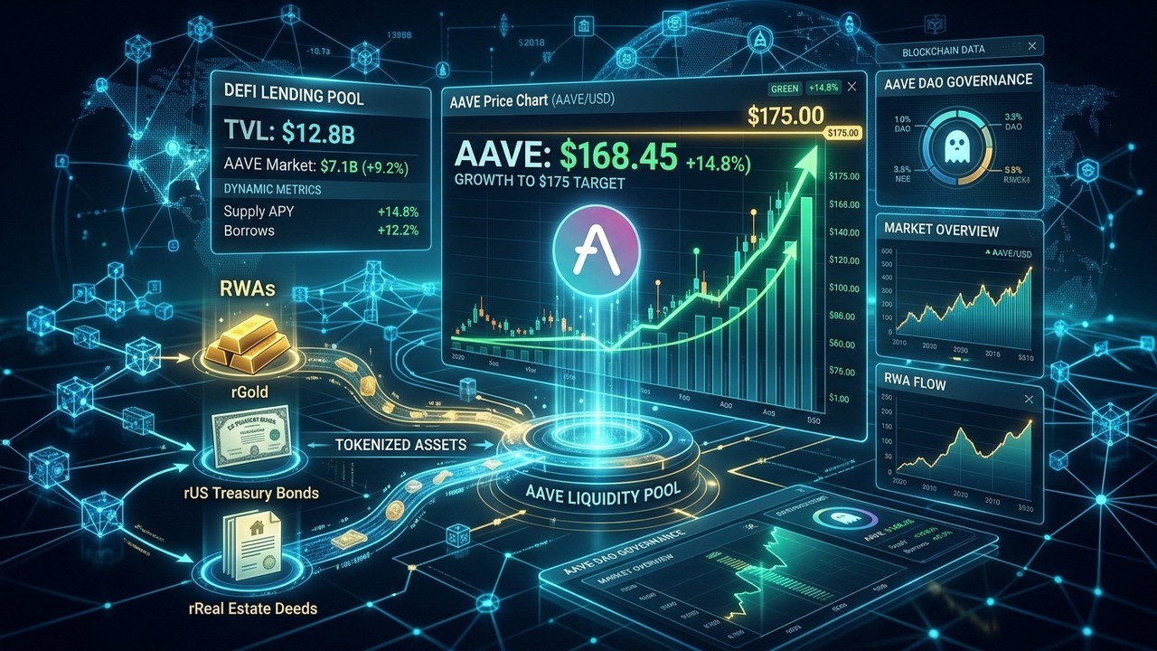 Grayscale Sees AAVE Fair Value Reaching $175 in One Year
