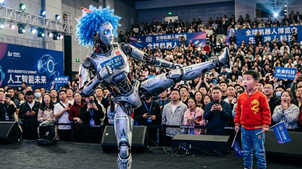 Humanoid Robot Kicks Child During Public Demo Sparks Safety Fears