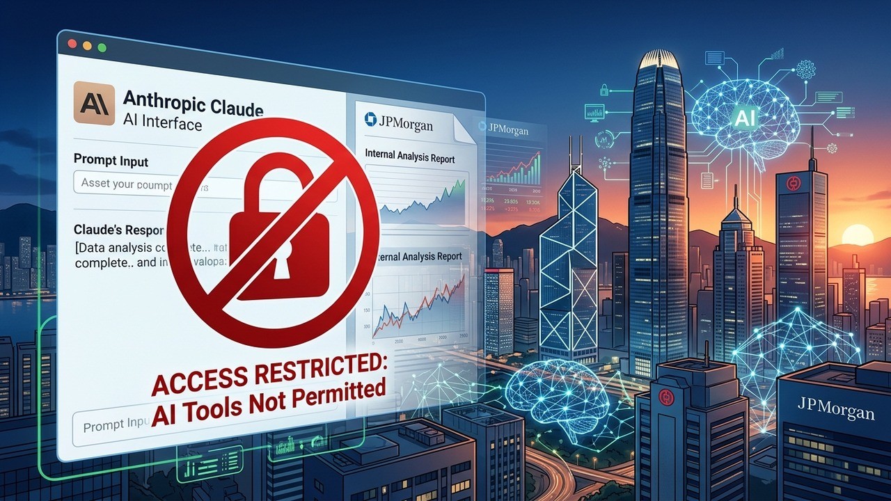 JPMorgan Restricts Anthropic Claude AI Access in Hong Kong