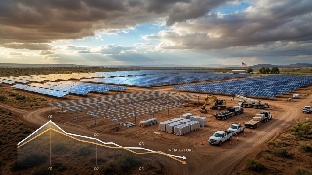 Solar Installations Plunge 22% in 2025: What Happened and Next Steps