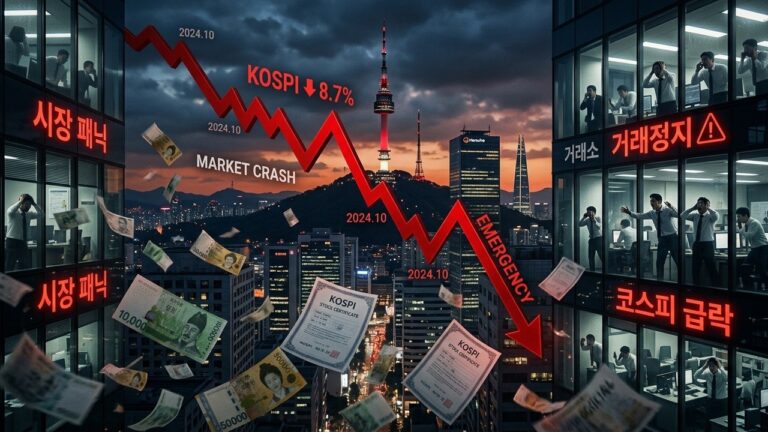 South Korea Stocks Plunge as Margin Calls Trigger Market Chaos