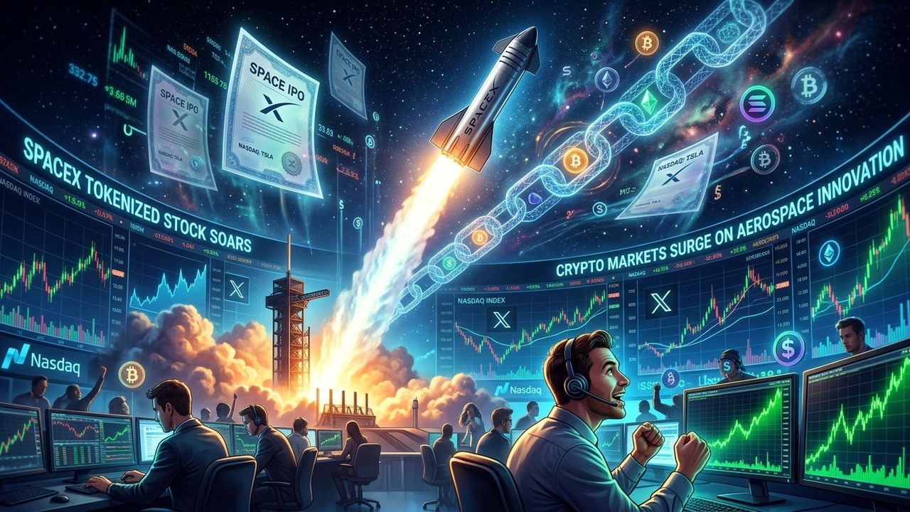 SpaceX IPO Ignites Tokenized Stocks Boom in Crypto