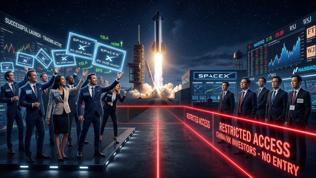 SpaceX IPO: Why Banks Block China and Hong Kong Investors