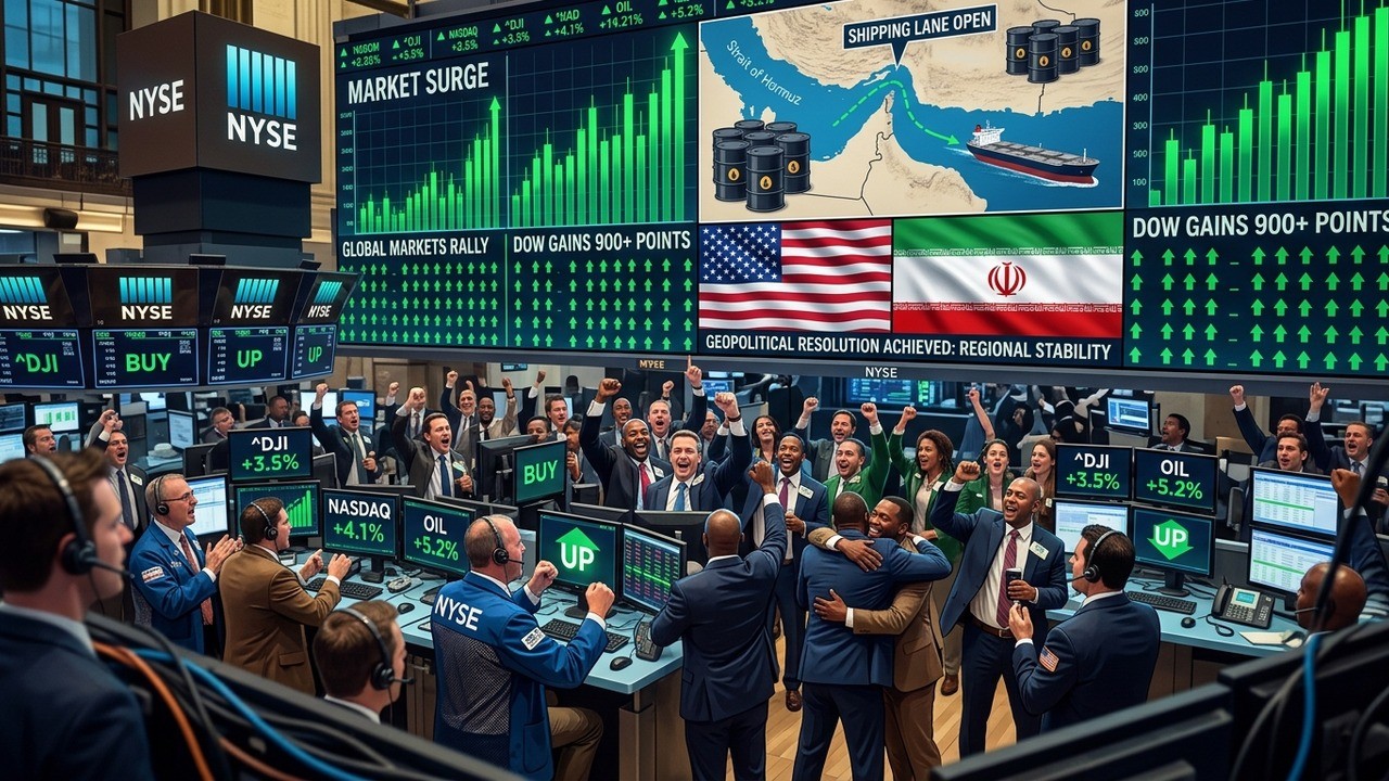 Stock Futures Surge After US Iran Peace Deal