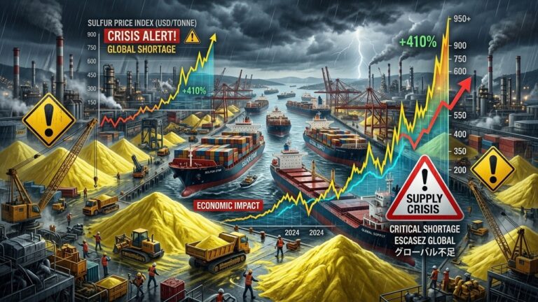 Sulfur Prices Explode As Supply Chains Face Major Freeze