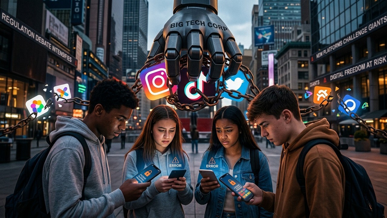 Teen Social Media Bans Risk Handing Big Tech Even More Power