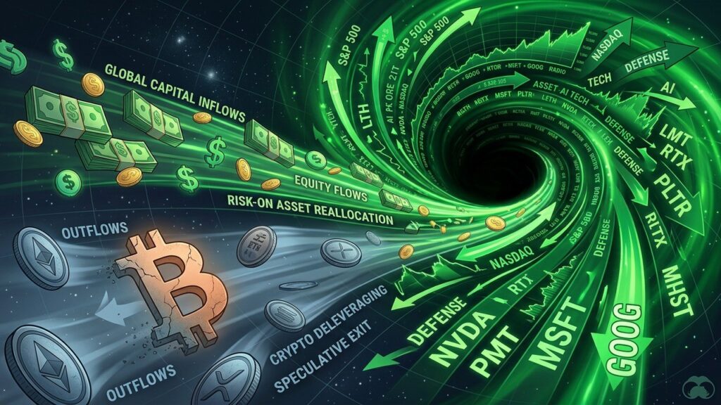 US Stocks Draining Capital From Bitcoin: 2026 Market Shift