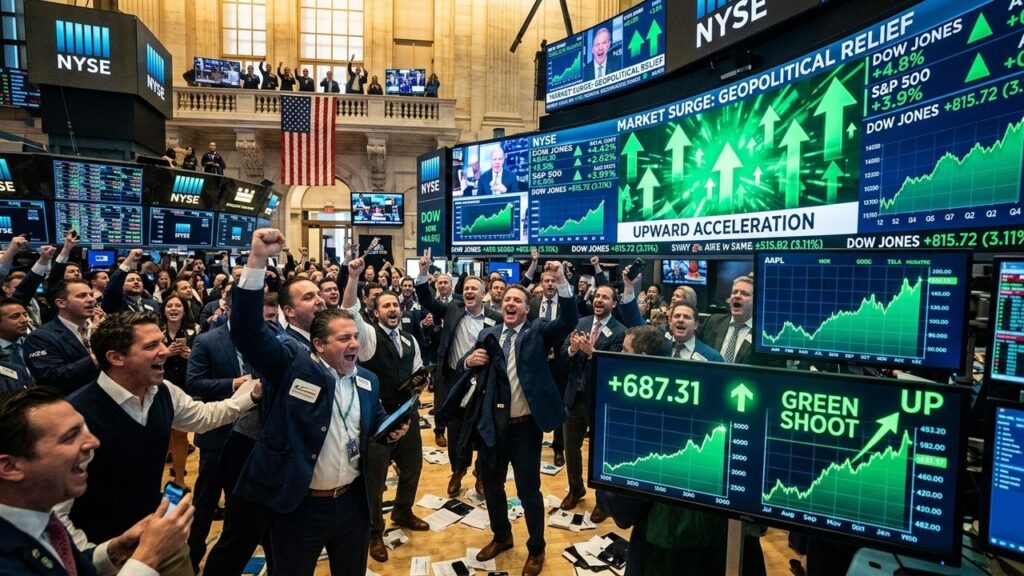 US Stocks Surge as Trump Signals Possible Iran Deal