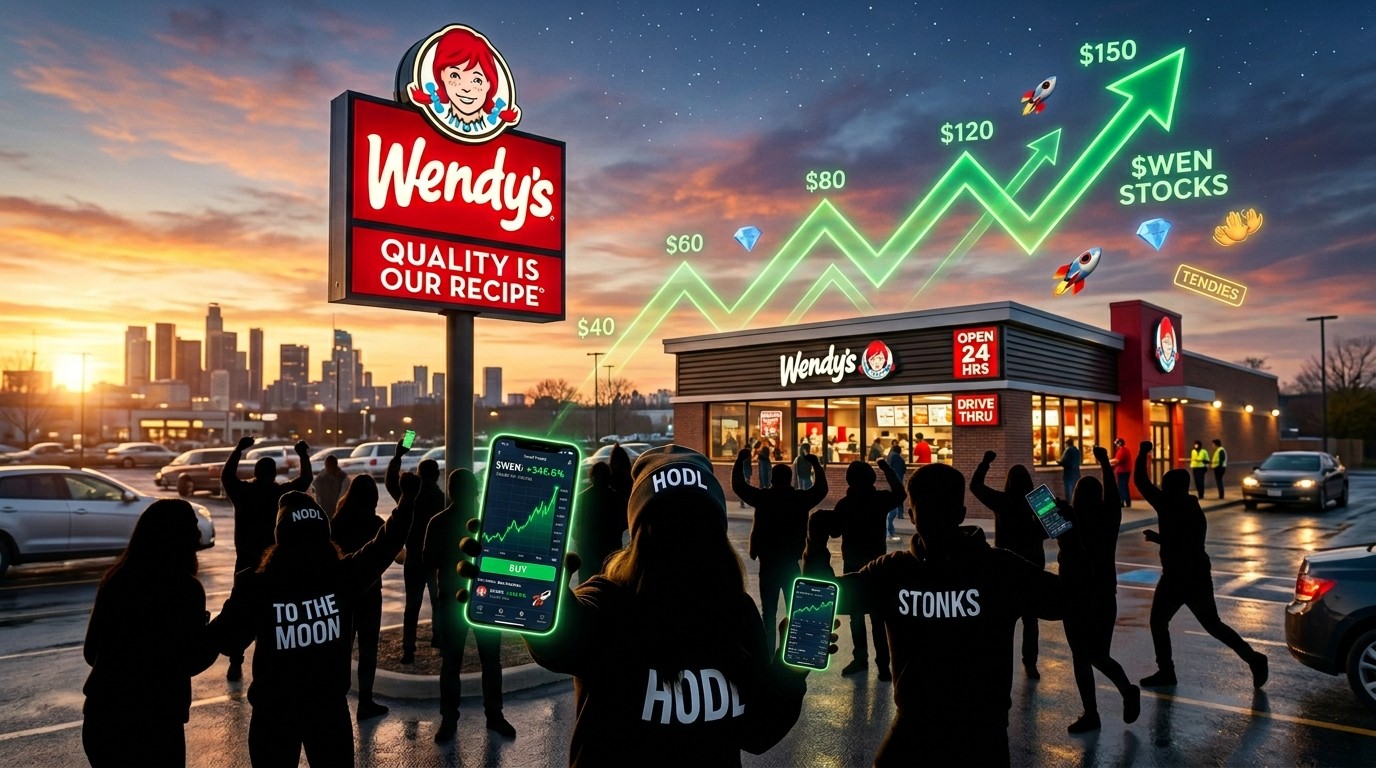 Wendy’s Stock Surges as Meme Traders Spot Turnaround Chance