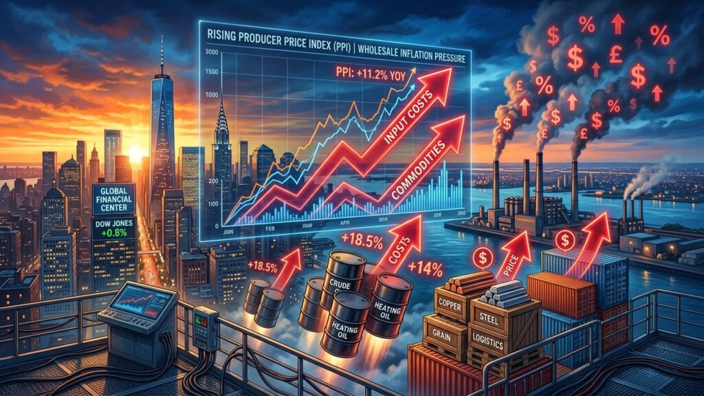 Wholesale Prices Jump 1.1 Percent in May 2026 Fueling Inflation Fears