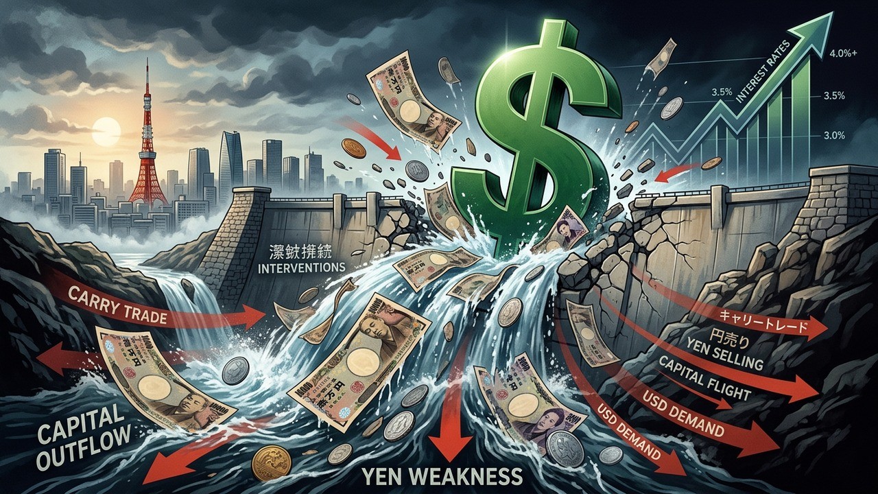 Why Japan’s Yen Intervention and Rate Hike Failed to Boost the Currency