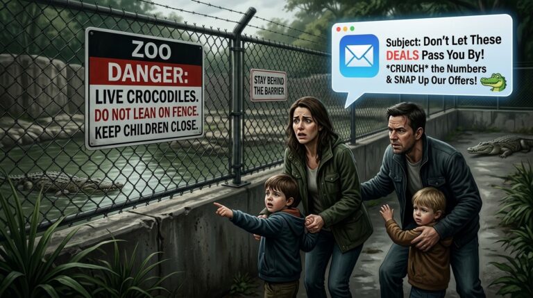 Worst Ad Campaign Ever: Retailer Mocks Child Crocodile Attack